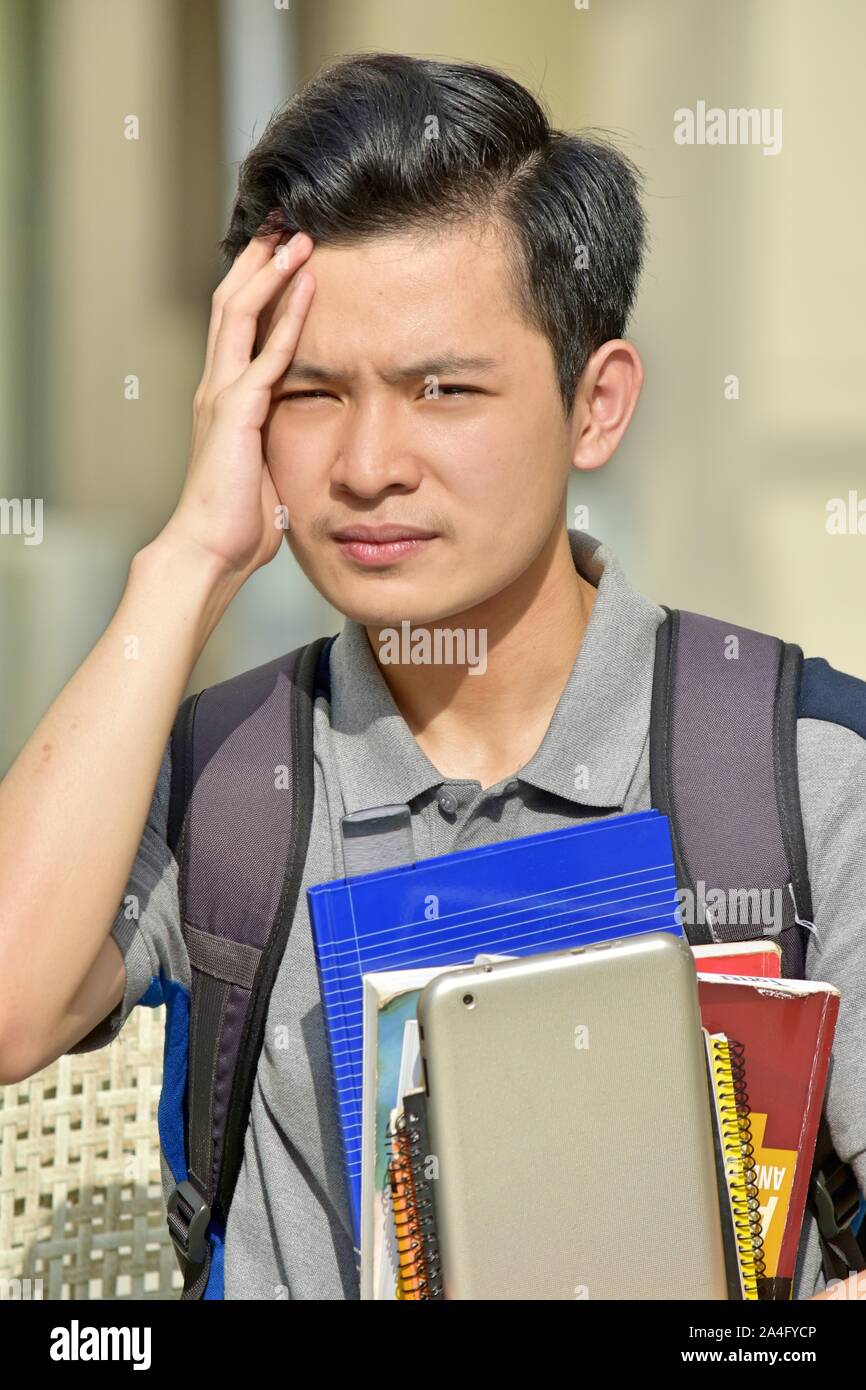 College thinker hi-res stock photography and images - Alamy