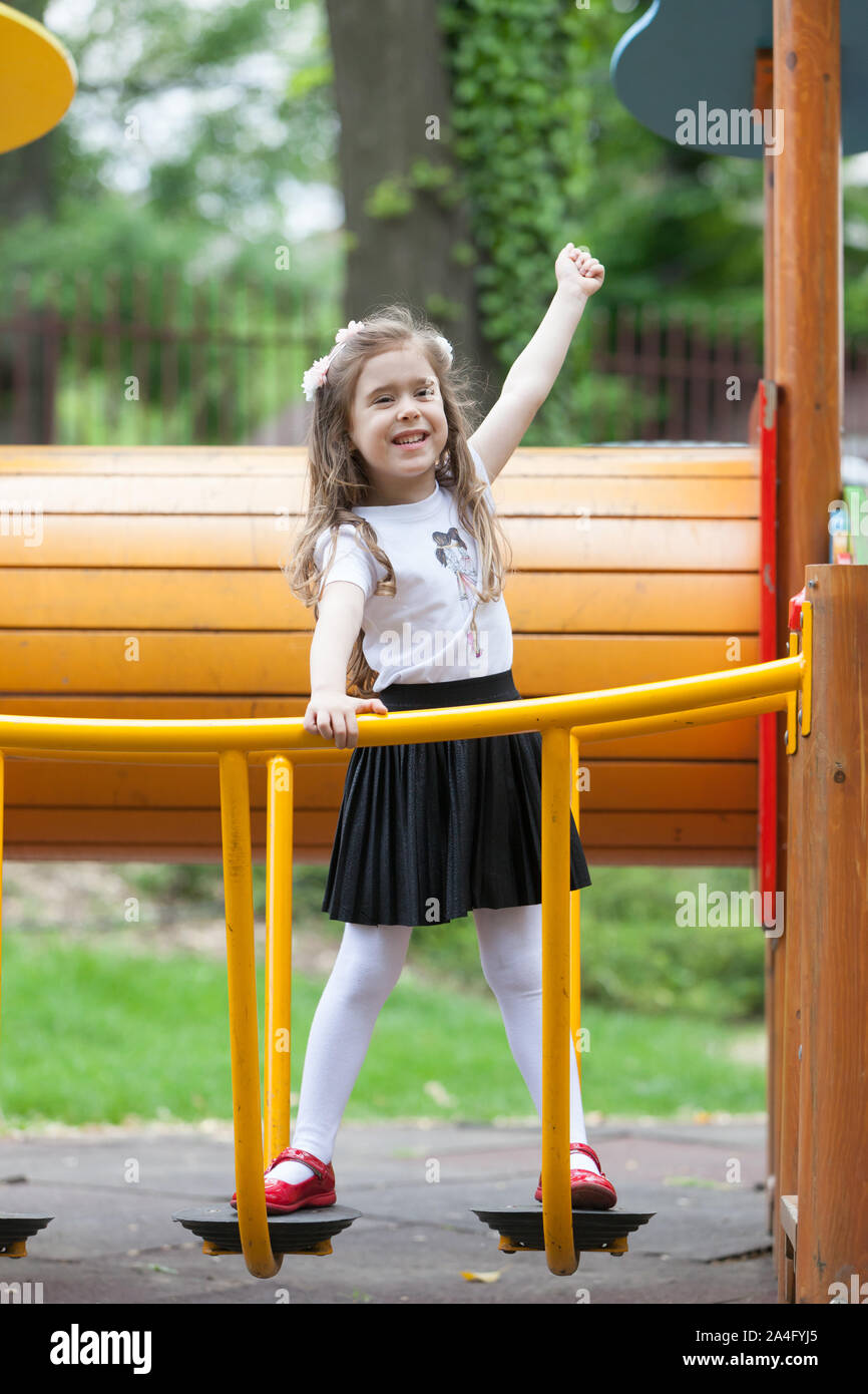A lovely little girl having quality time in nature Stock Photo - Alamy