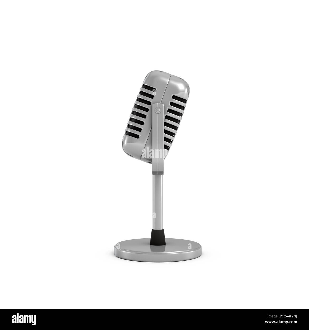 3d render old radio microphone hi-res stock photography and images - Alamy