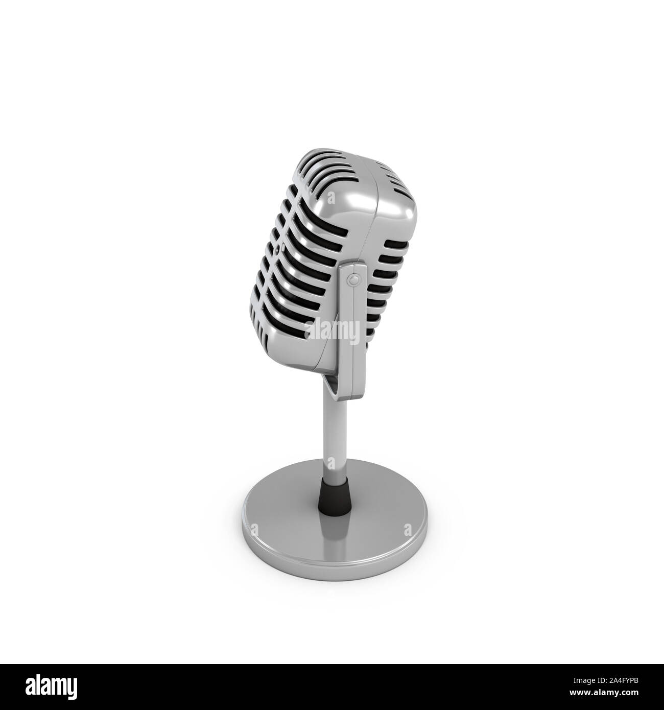 3d Render Old Radio Microphone High Resolution Stock Photography and ...