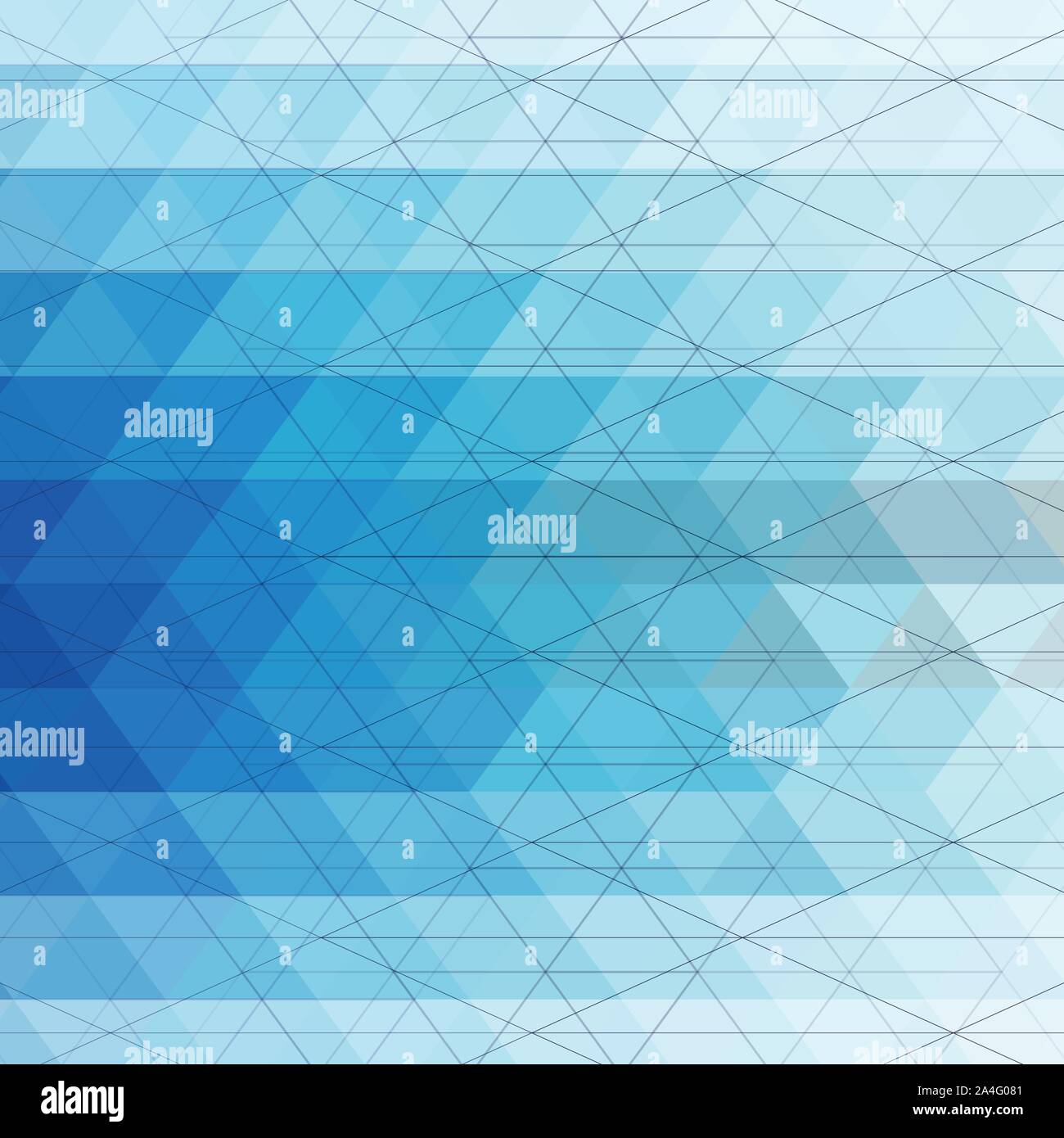 Vector Abstract blue geometric technology background with triangle ...