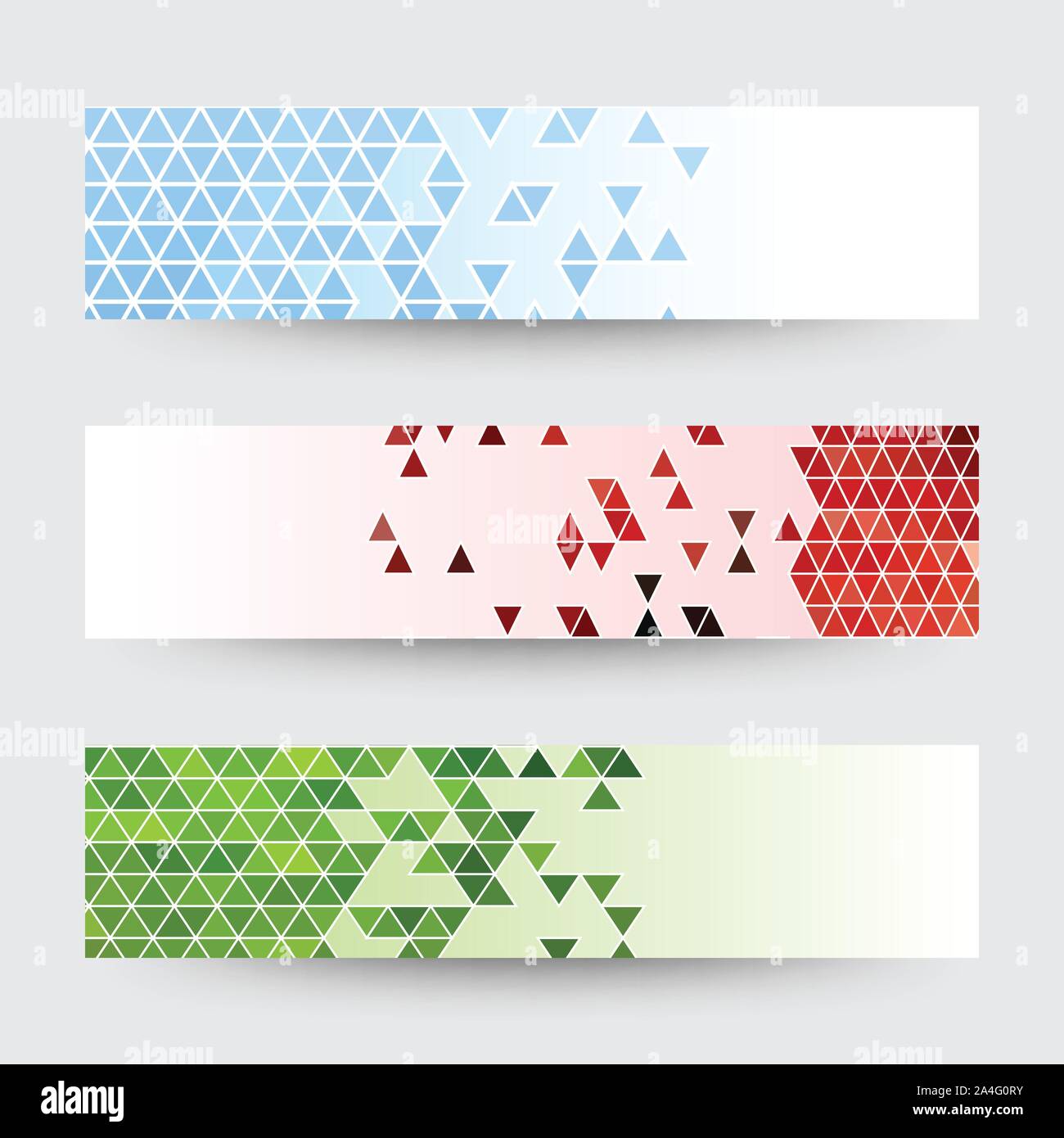 Triangular shapes on patterns. Layouts for advertising Stock Vector ...
