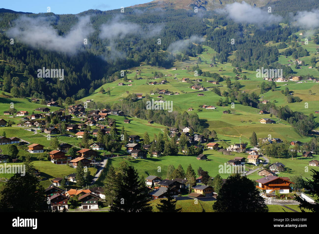 Grindelwald village hi-res stock photography and images - Alamy