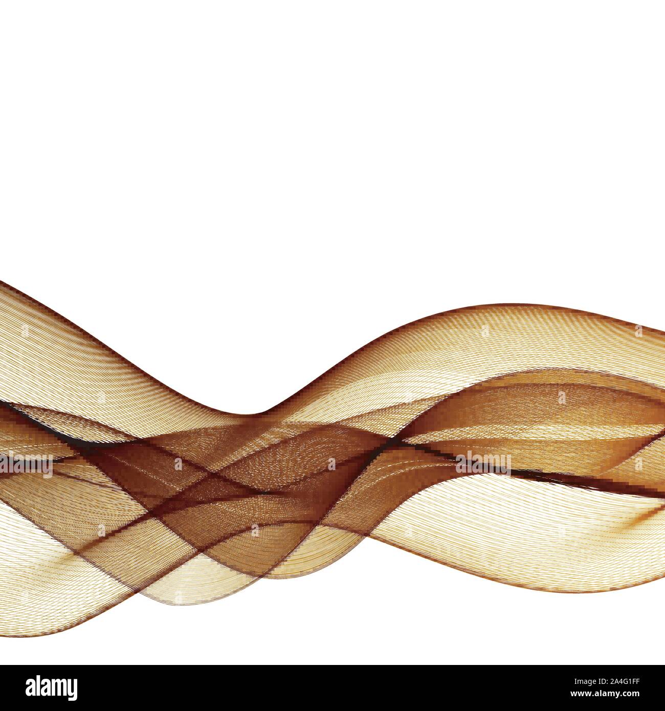 Brown wave. Vector layout for advertising Stock Vector Image & Art - Alamy