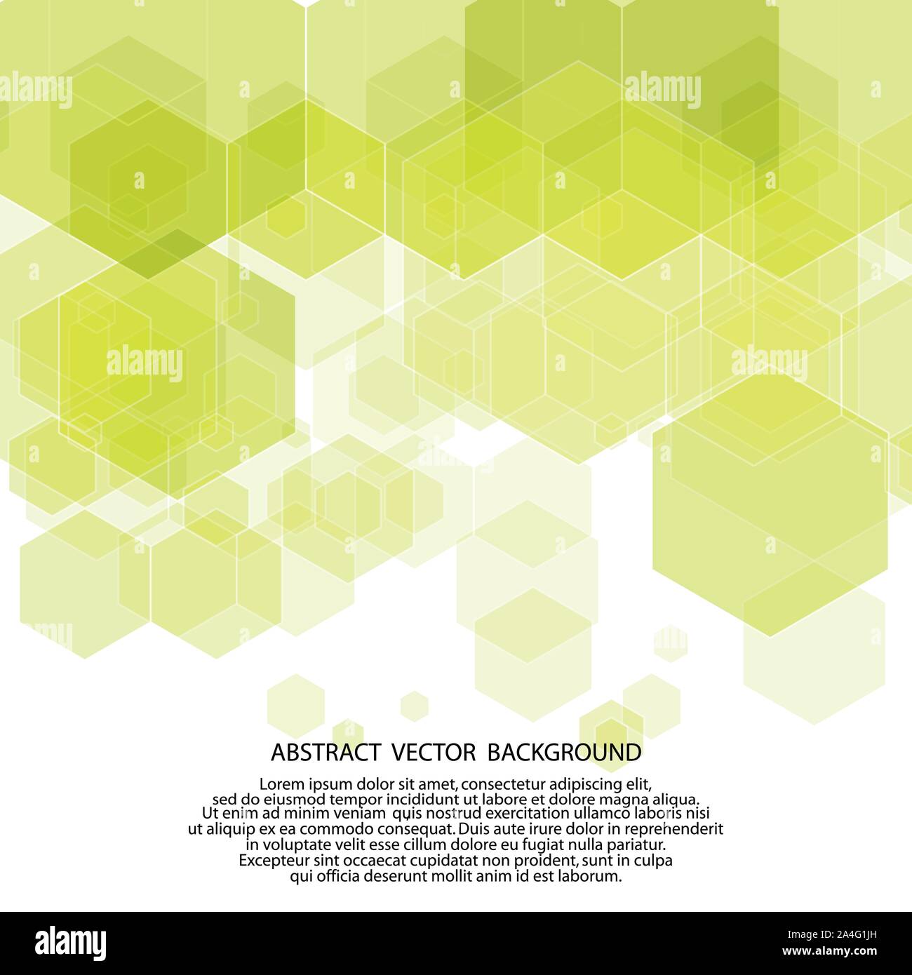 Green hexagons hi-res stock photography and images - Alamy