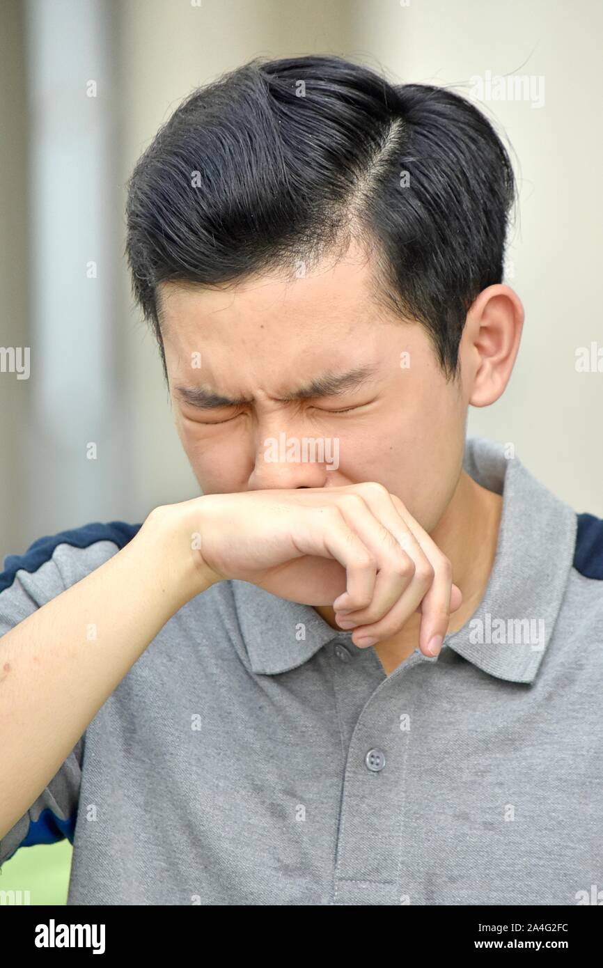 Crying Diverse Male Stock Photo - Alamy