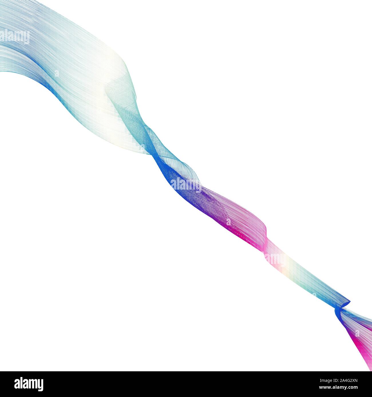 Abstract background with color waves. Vector illustration Stock Vector ...