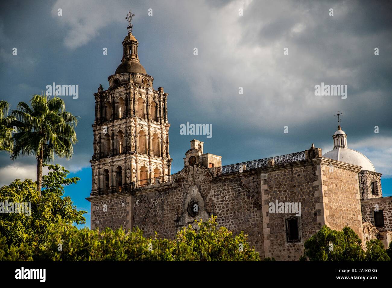 Alamos Sonora Mexico, Magical Town. Church of the Purísima Concepción ...