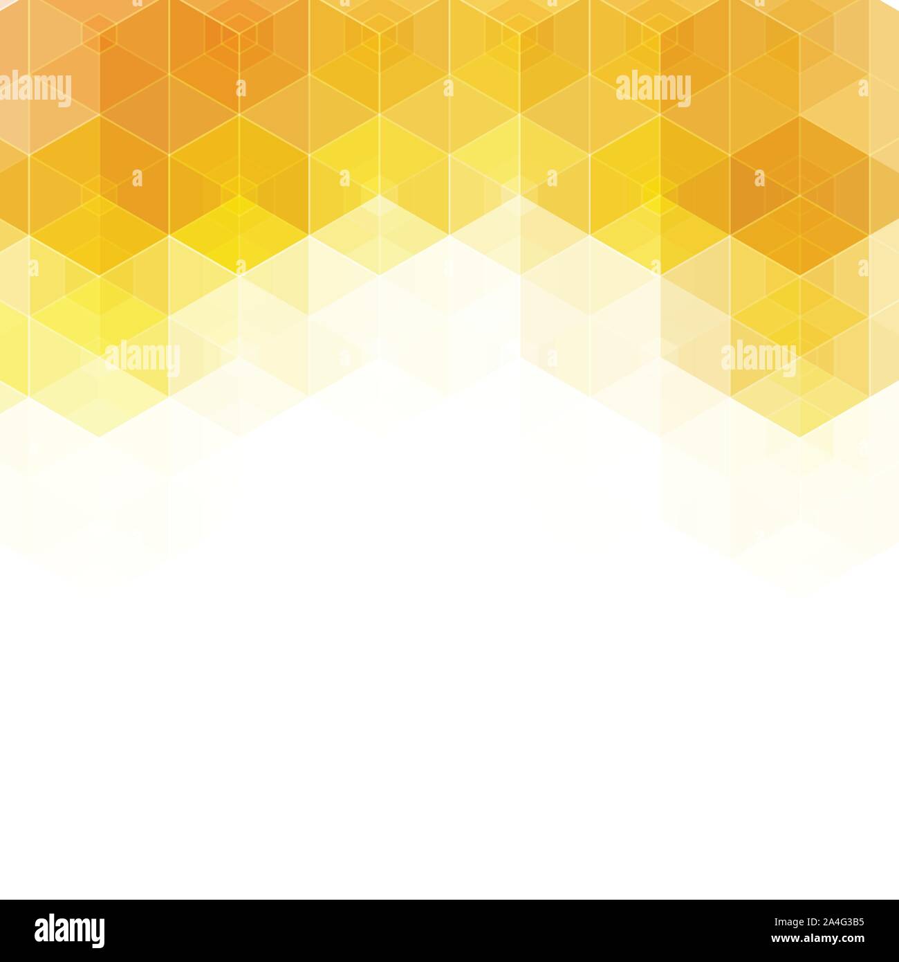 yellow hexagon background. vector illustration. abstract image ...