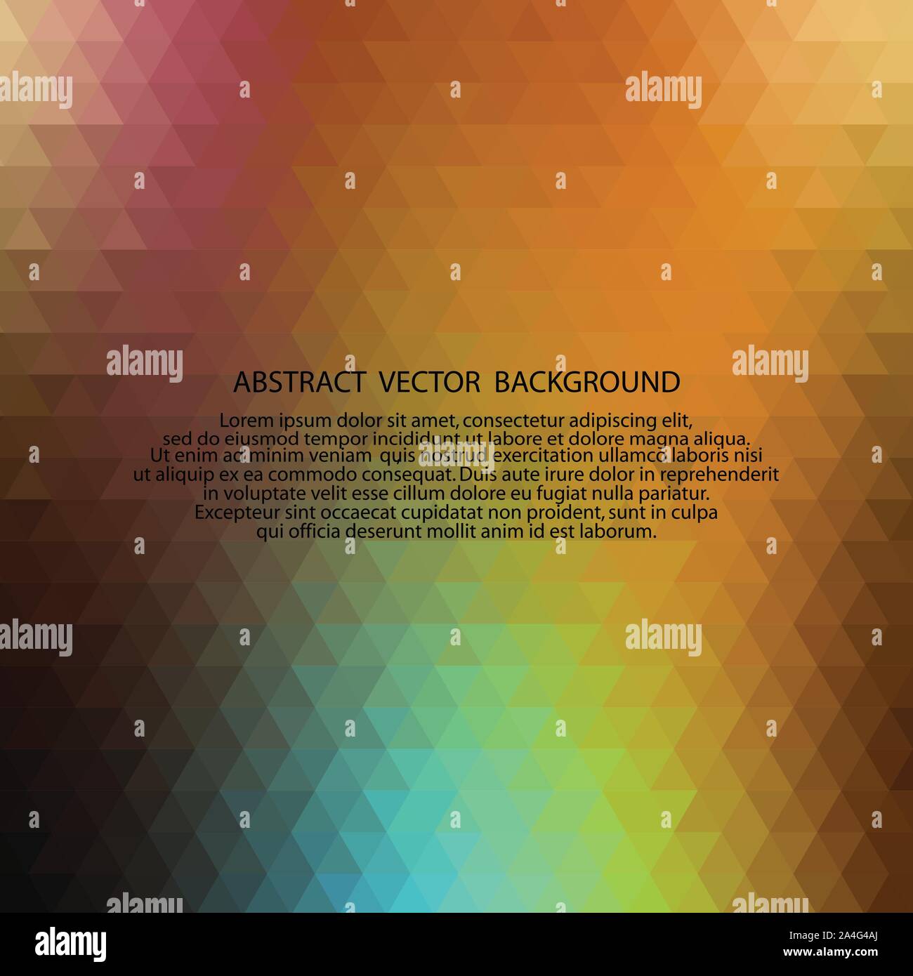 colored triangular background. layout for advertising Stock Vector ...