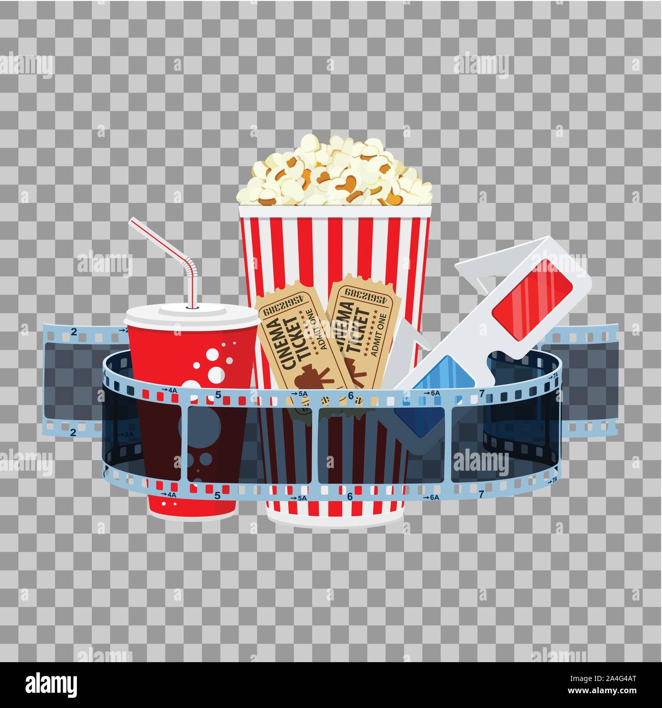 Cinema and Movie Banner Stock Vector Image & Art - Alamy
