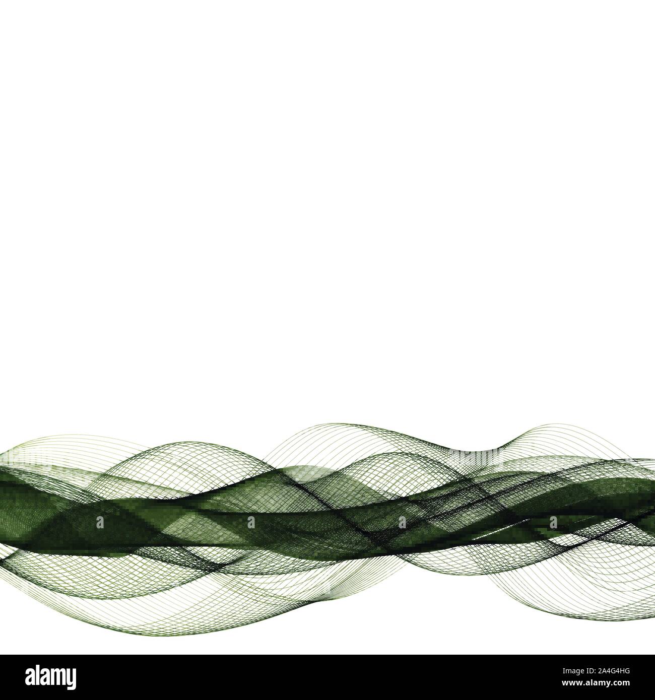 Abstract green wavy lines. Colorful vector background Stock Vector ...