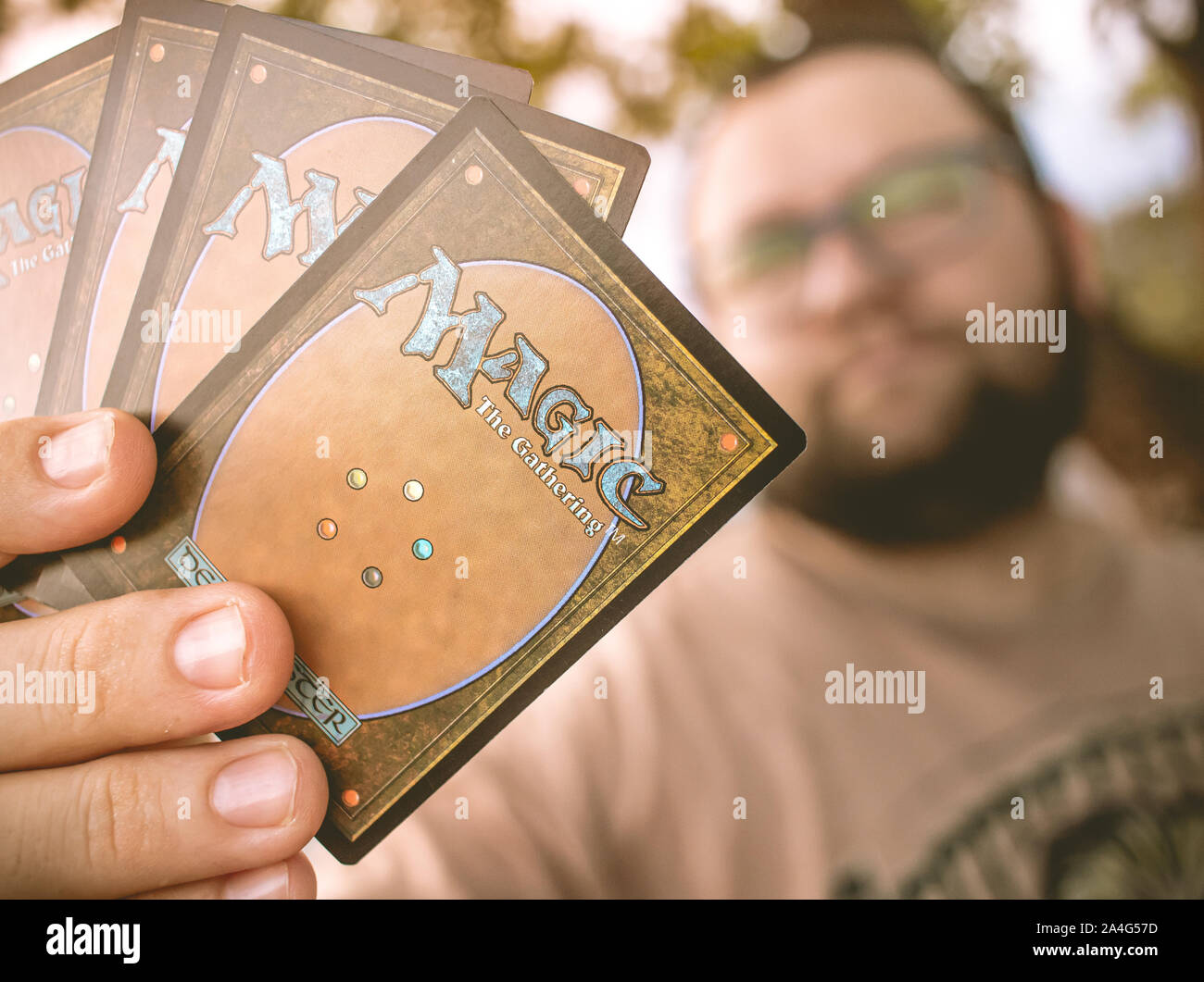Magic the gathering card cards hi-res stock photography and images - Alamy