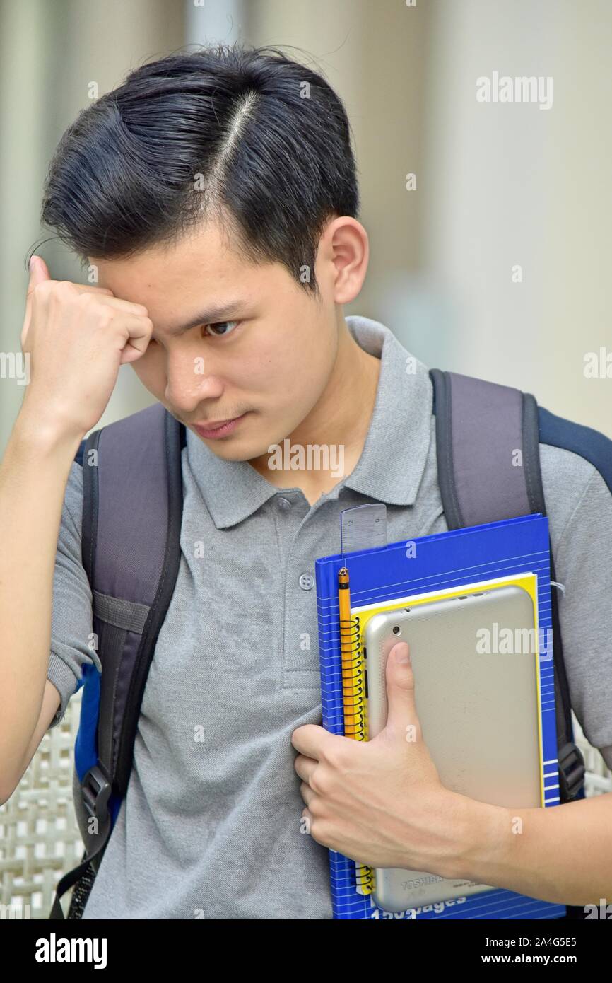 College Student And Sadness Stock Photo - Alamy
