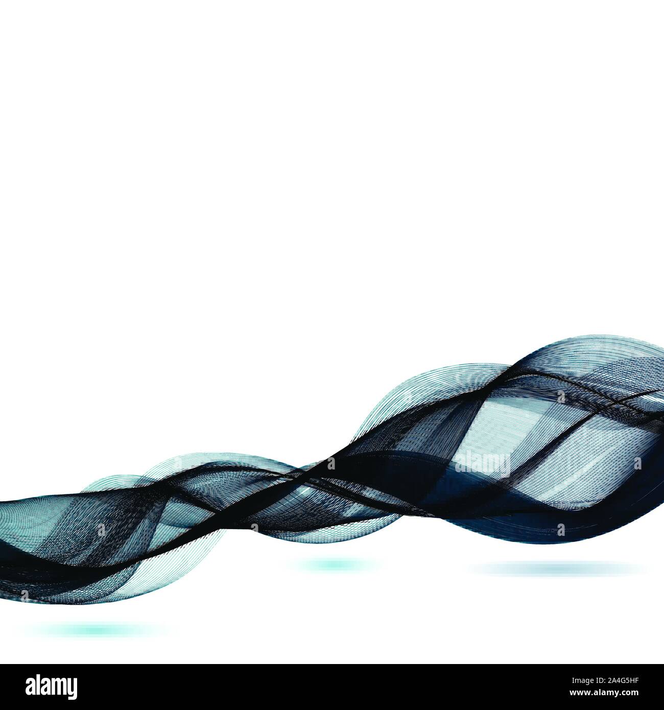 Vector abstract background. Light blue wave on white background Stock ...