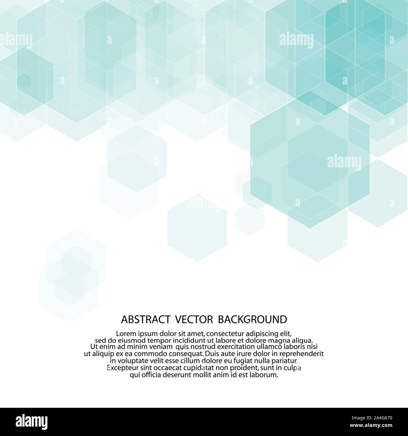 Geometric background. Brochure template design. Abstract blue hexagonal ...