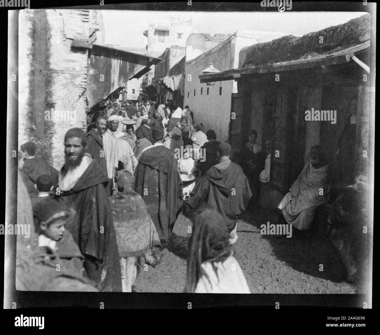 Morocco cityscape landmark Black and White Stock Photos & Images - Alamy