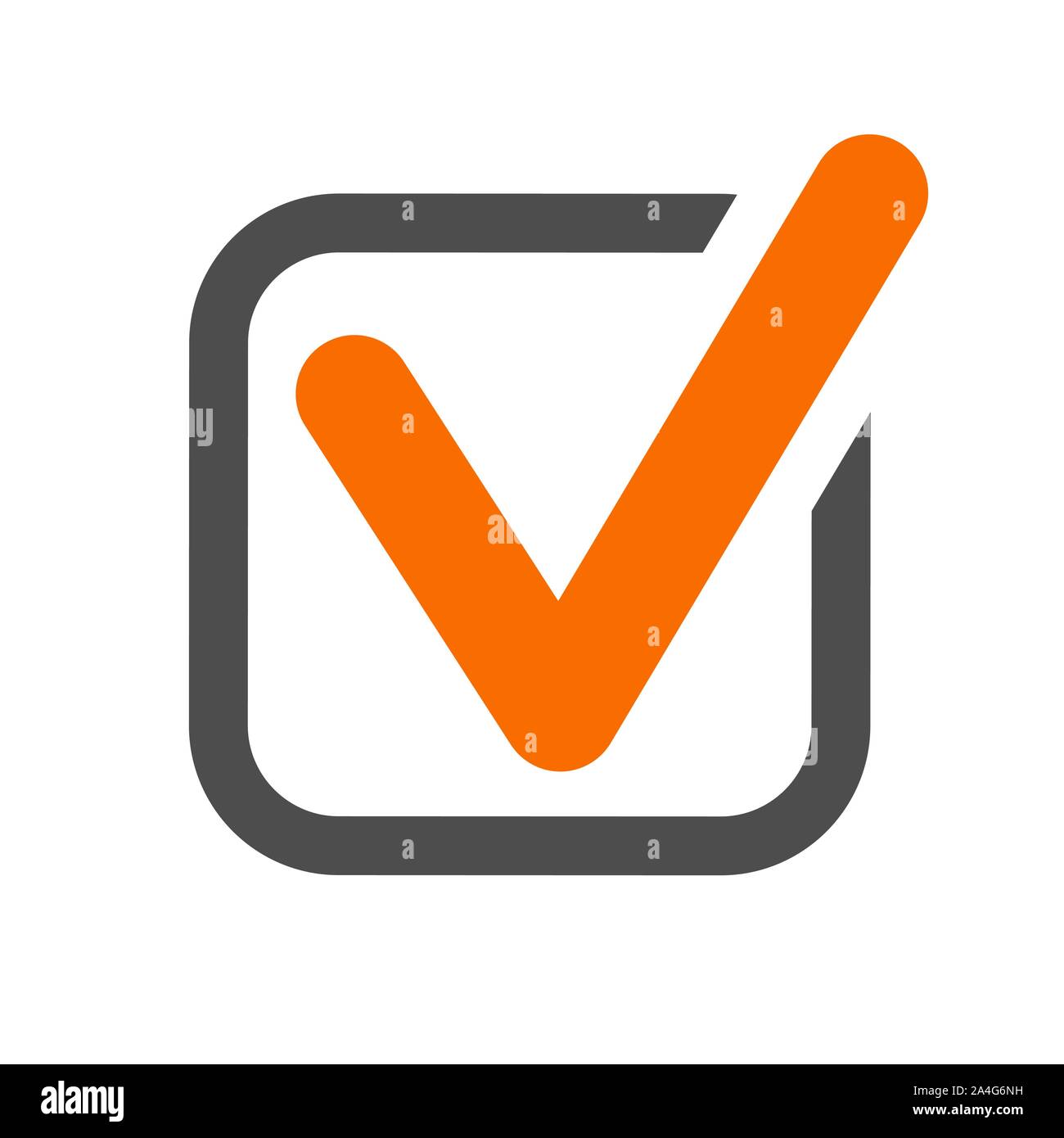 Checkmark tick icon Stock Vector Image & Art - Alamy