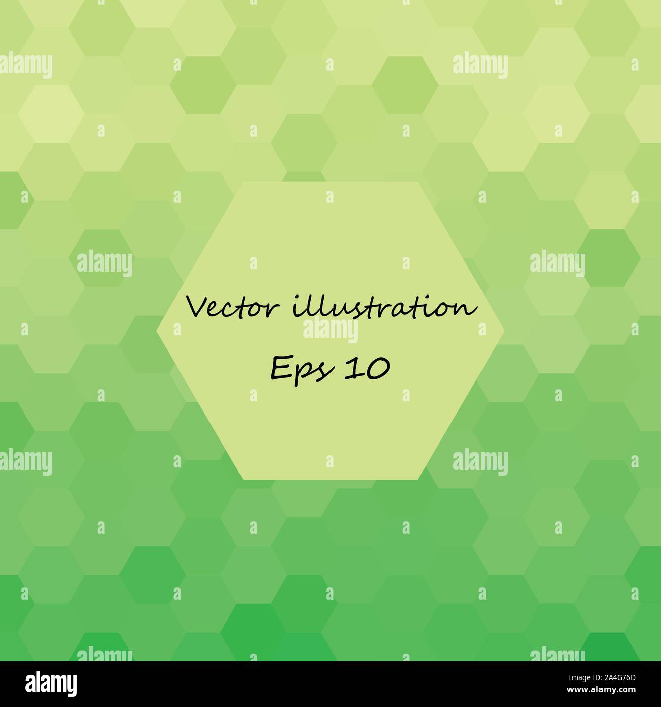 abstract green hexagons. vector illustration Stock Vector Image & Art ...