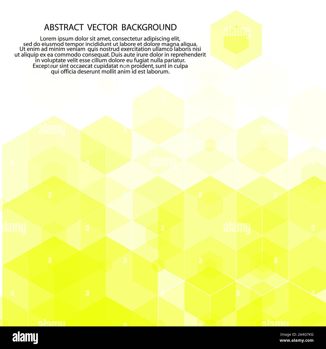 orange hexagons. polygonal style. layout for advertising Stock Vector ...