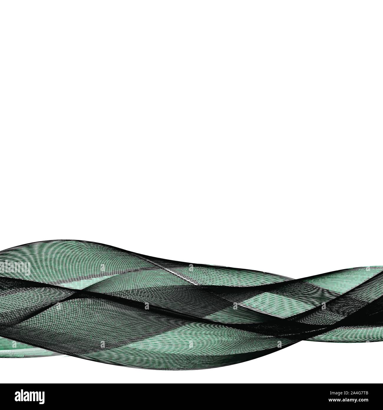 mint abstract wave. Green vector image Stock Vector Image & Art - Alamy