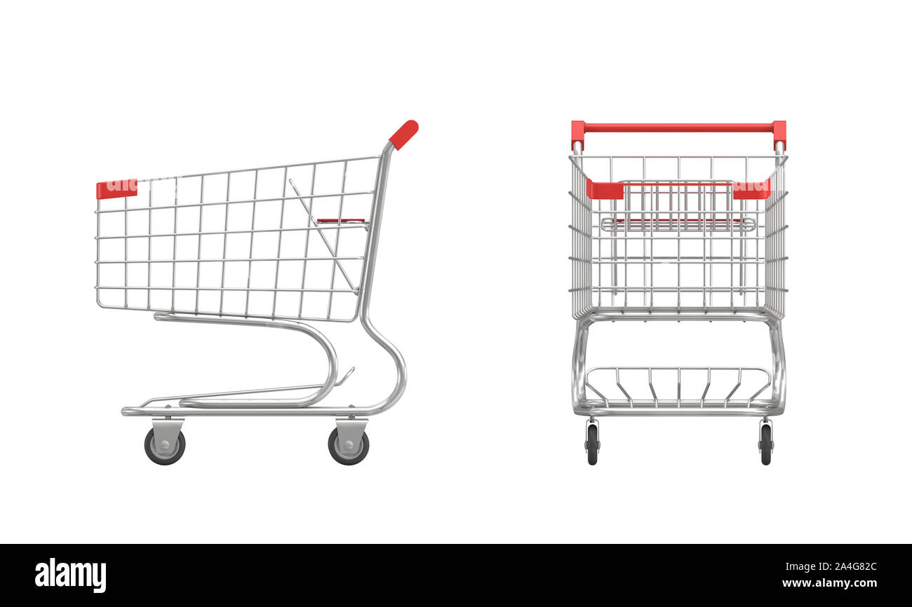 Side view of the supermarket Cut Out Stock Images & Pictures - Alamy