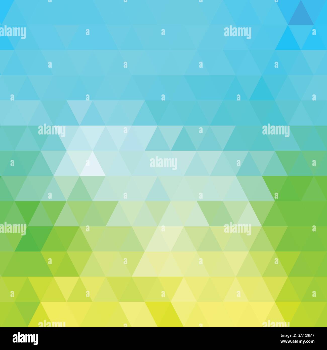 Multicolor green, blue polygonal illustration, which consist of ...