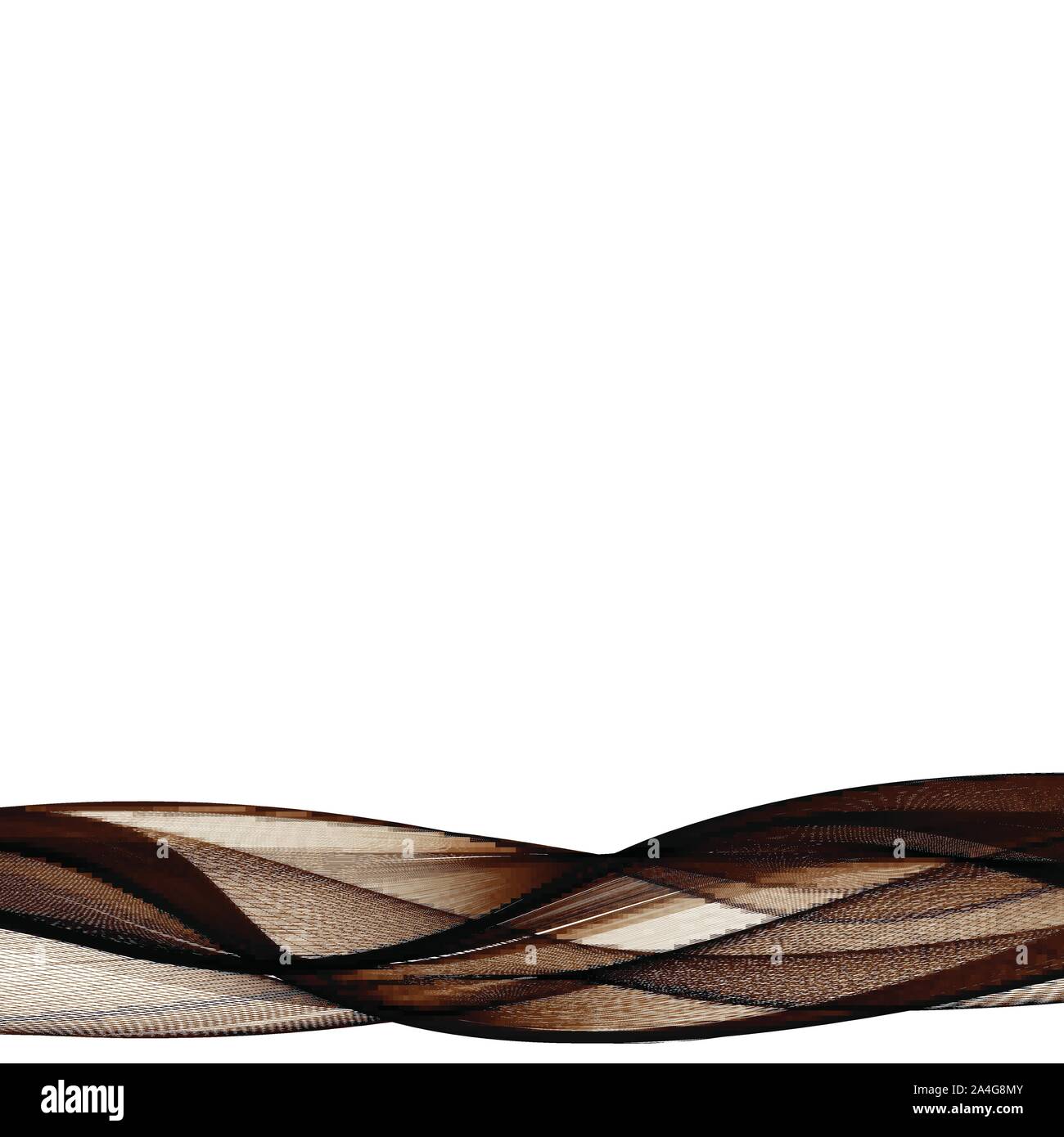 Brown wave. Vector layout for advertising Stock Vector Image & Art - Alamy