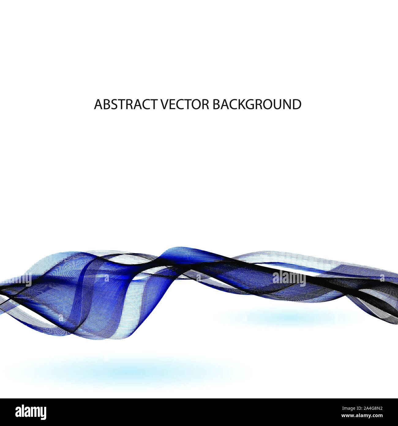 Abstract geometric dynamic sea wave. Creative line art. Design elements ...