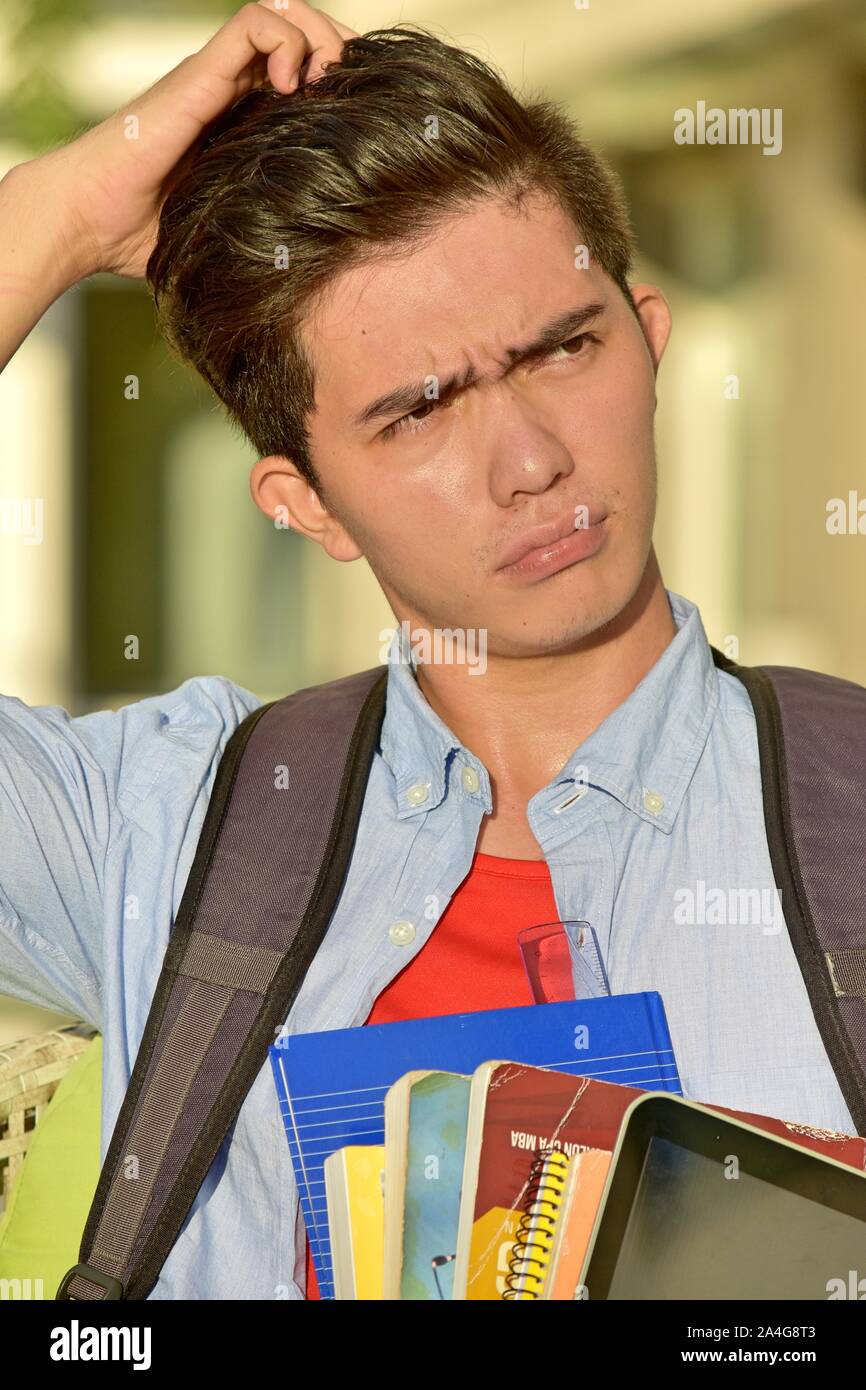 Confused student university hi-res stock photography and images - Alamy