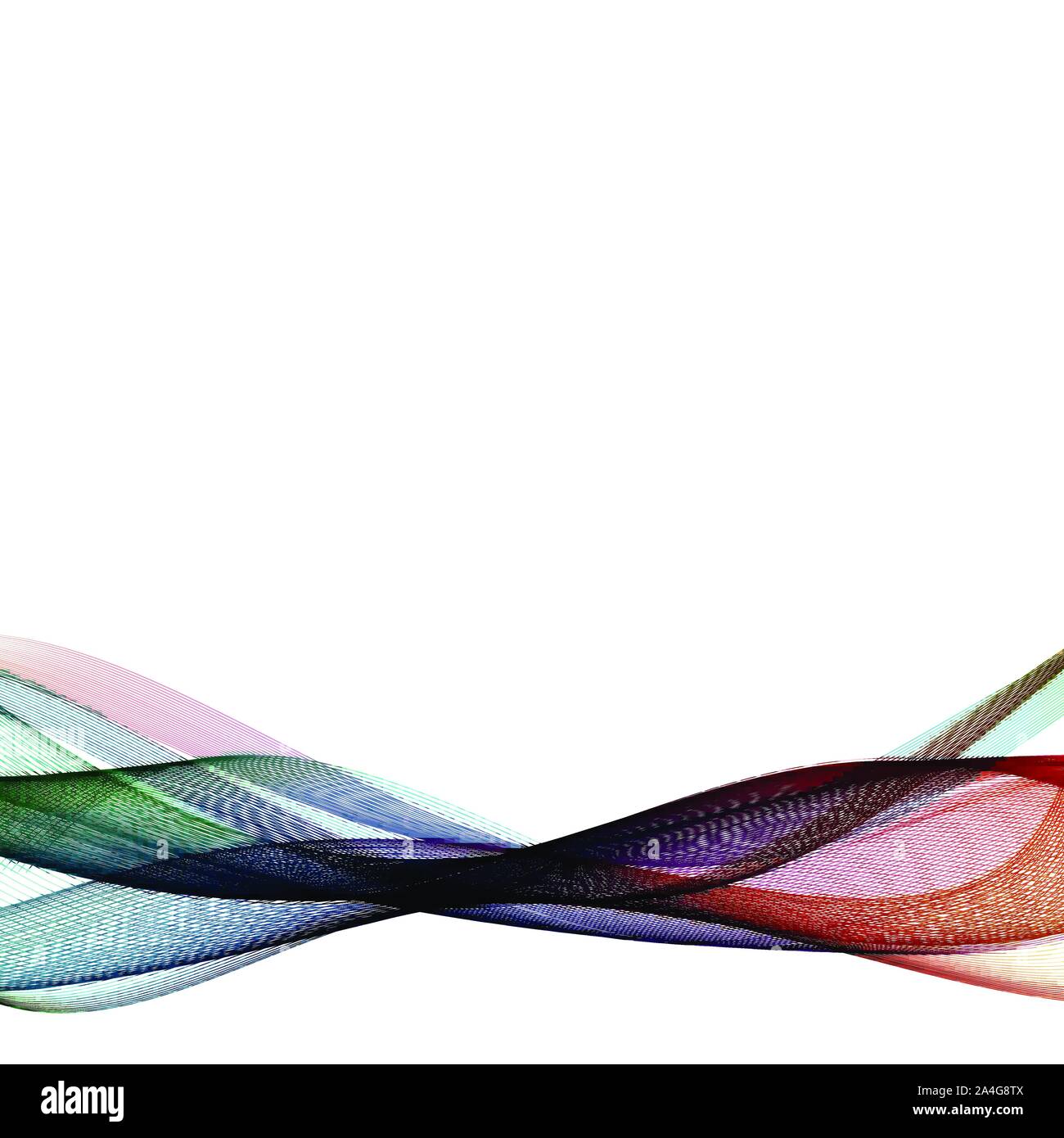 Abstract background with color waves. template for advertising Stock ...