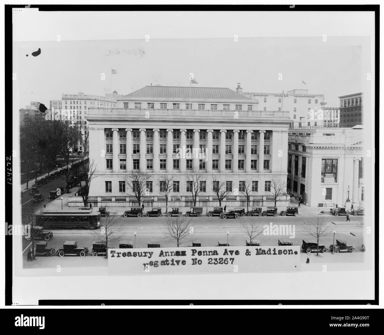 Treasury annex, Penna. Ave. & Madison Stock Photo - Alamy