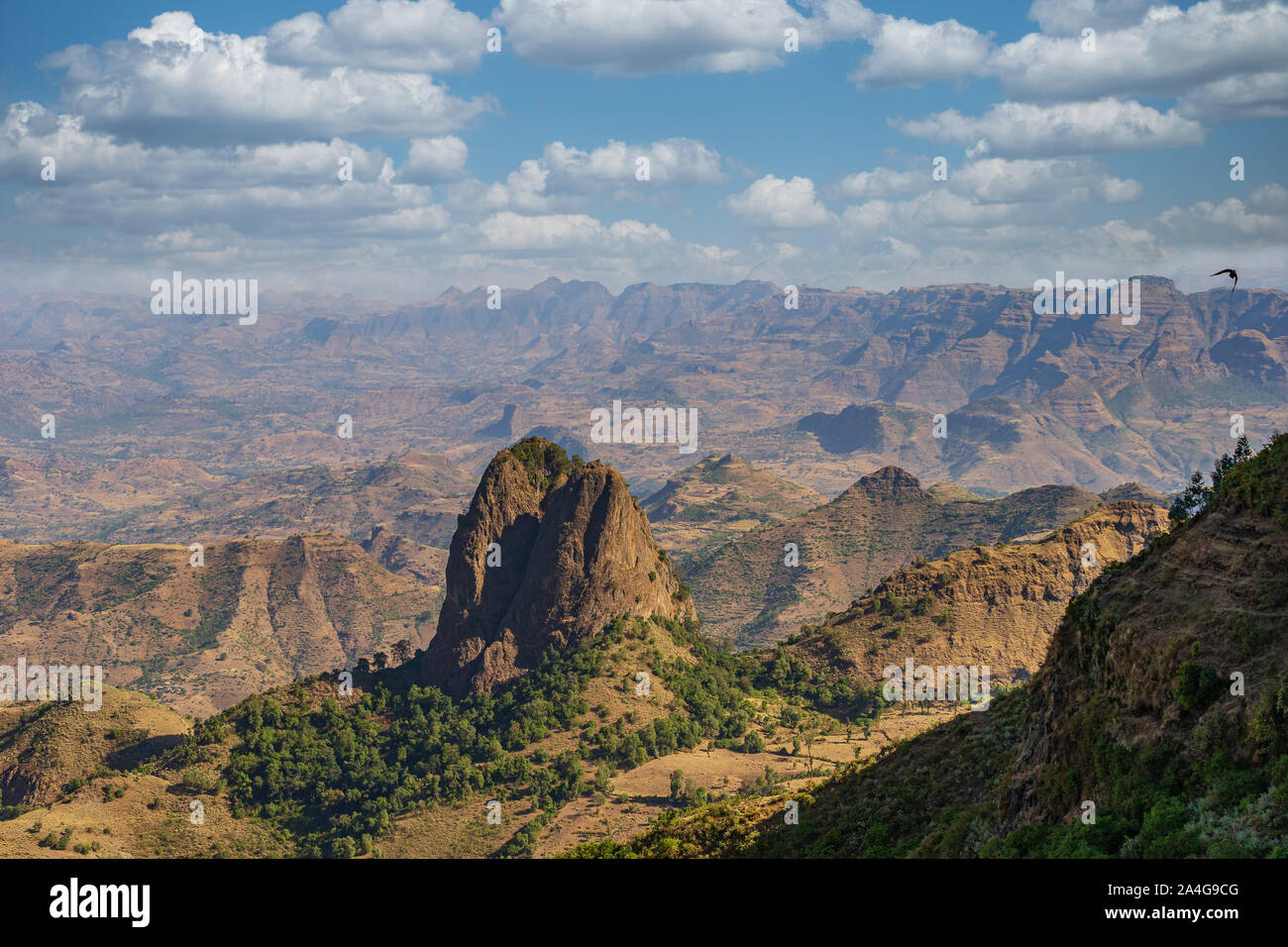 Amazing landscape in the Simian mountains, Ethiopia Stock Photo - Alamy