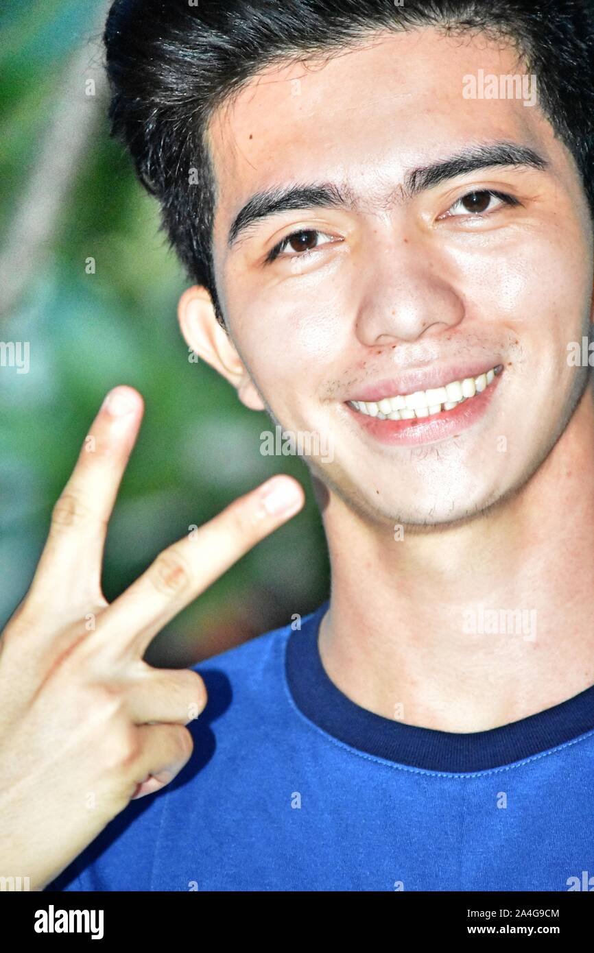 An Adult Male Winner Stock Photo - Alamy