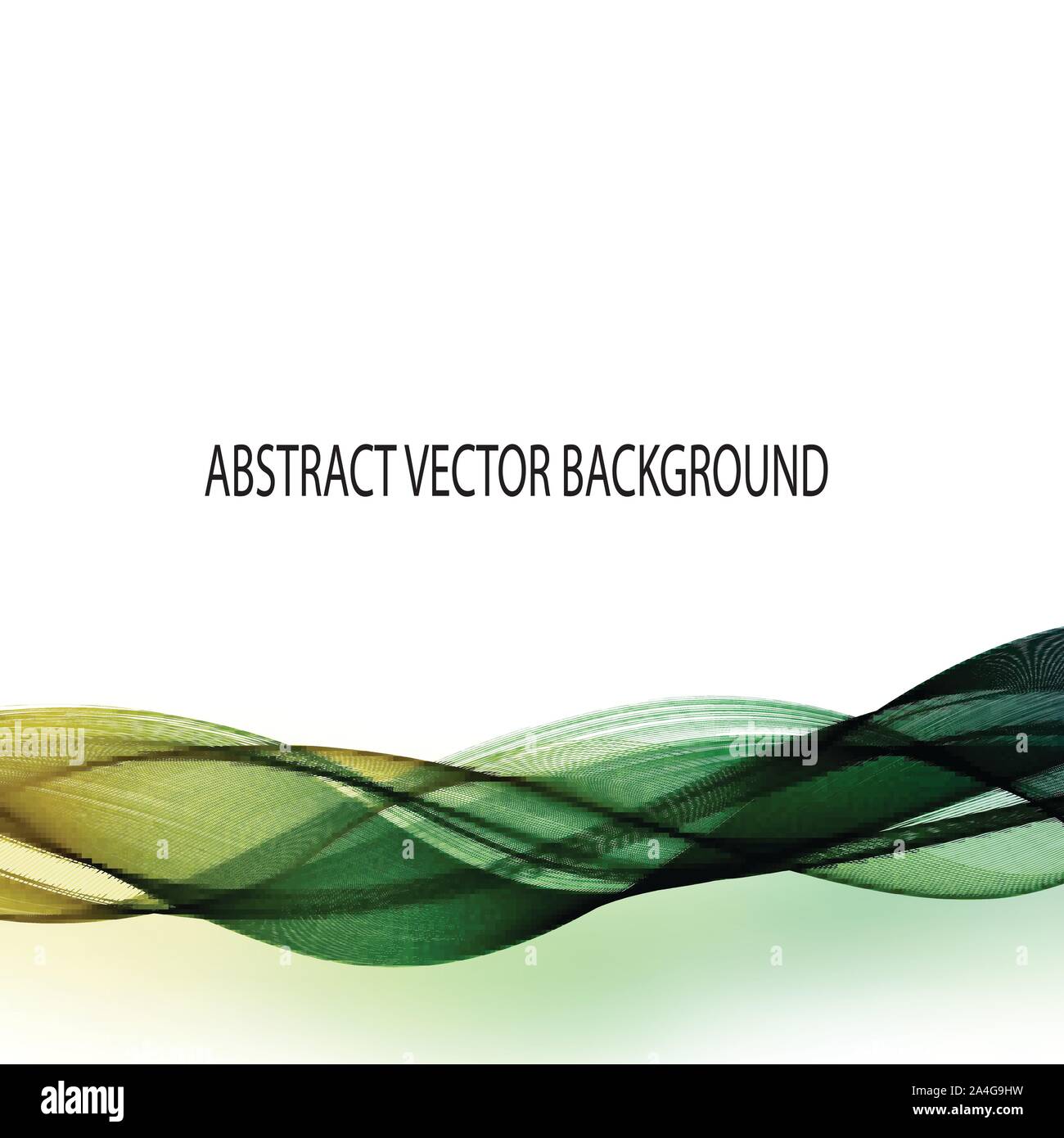 Abstract color waves on white background Stock Vector Image & Art - Alamy