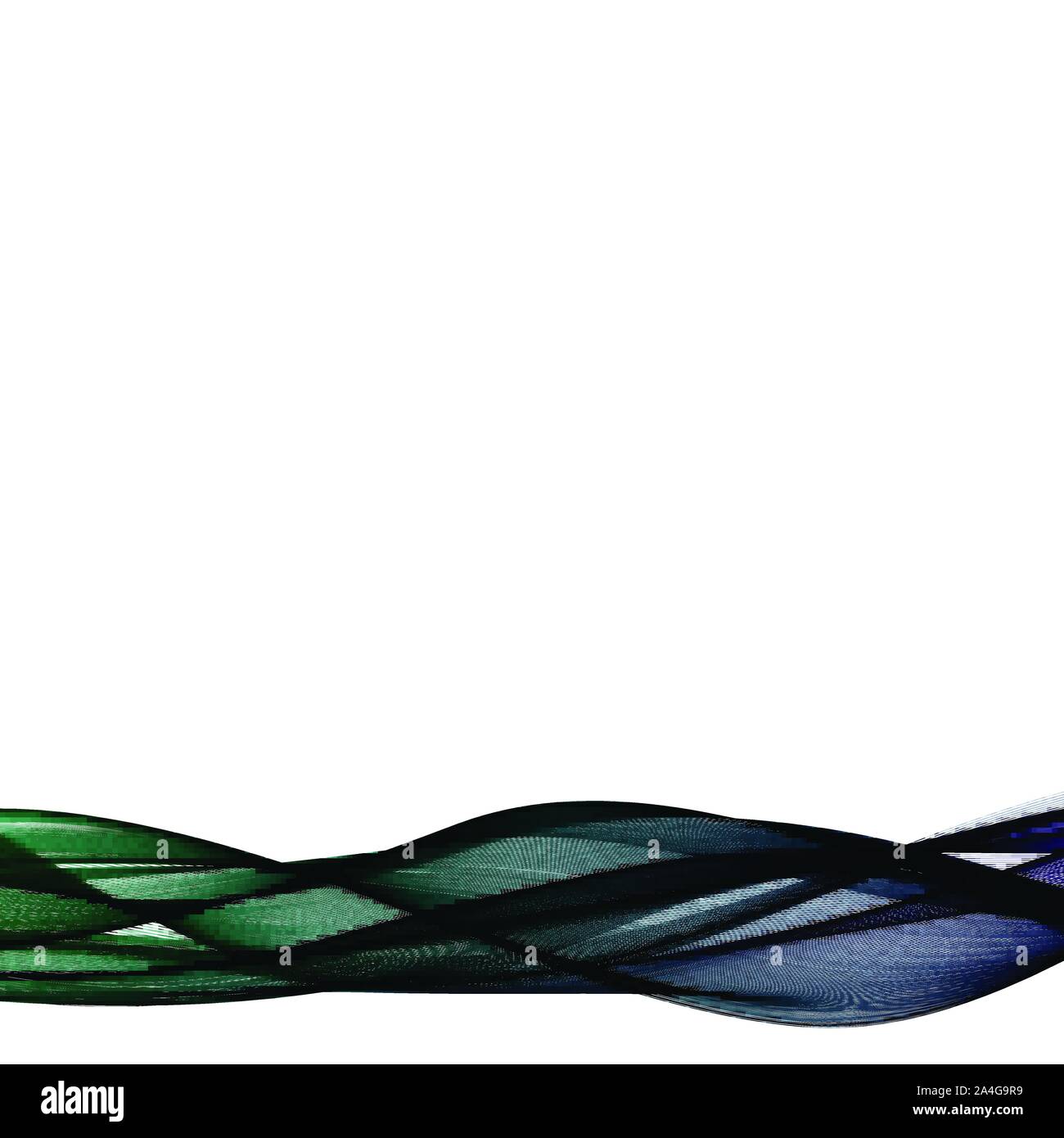 Curved lines blue, green. Vector Image Stock Vector Image & Art - Alamy