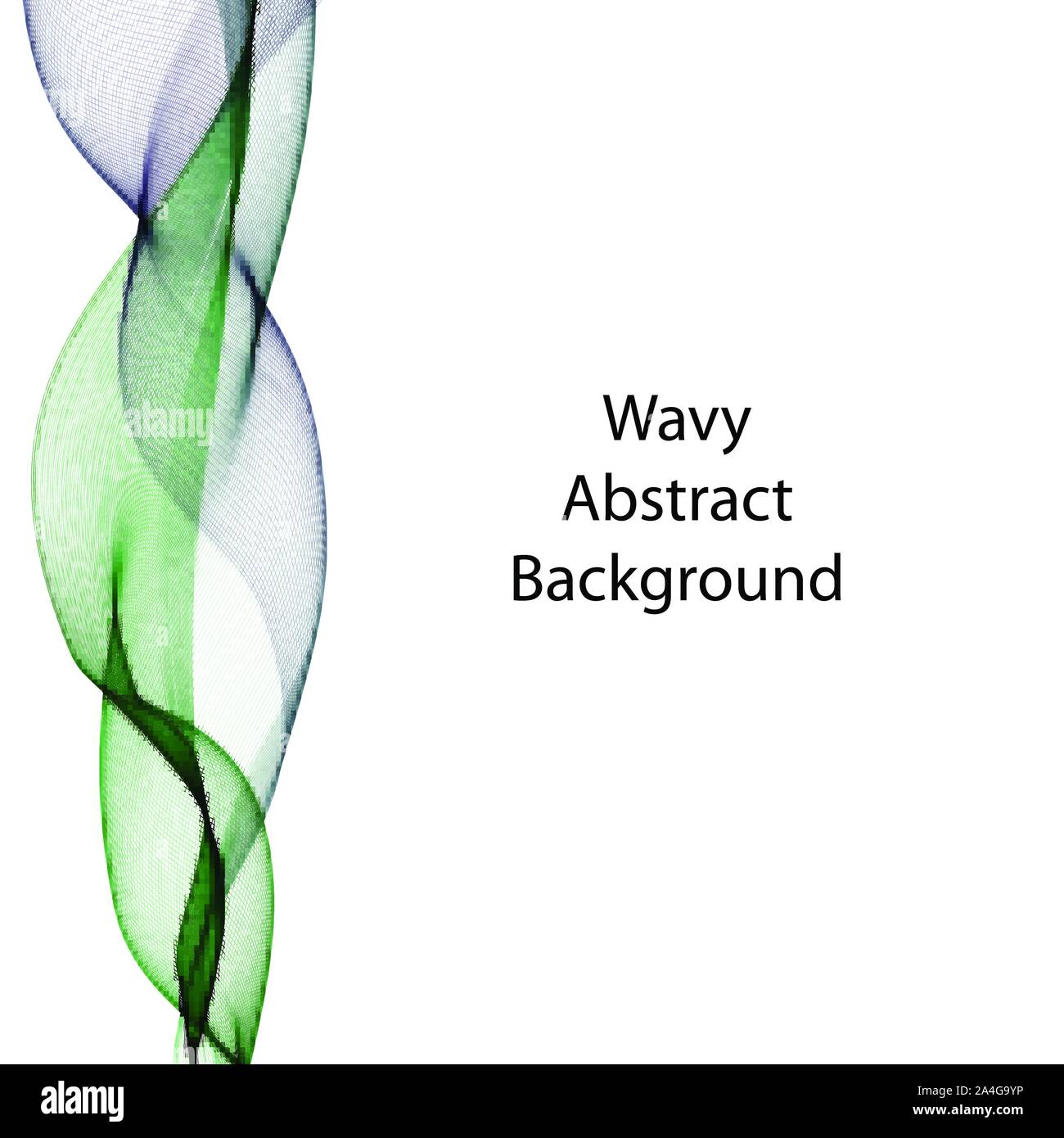 Green wave on white background.Abstract transparent wave background ...
