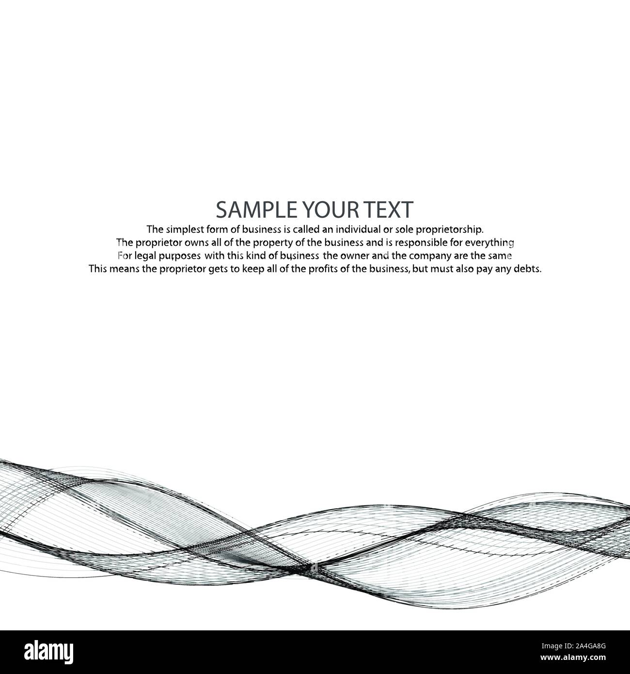 Abstract gray wave background. layout for advertising Stock Vector ...