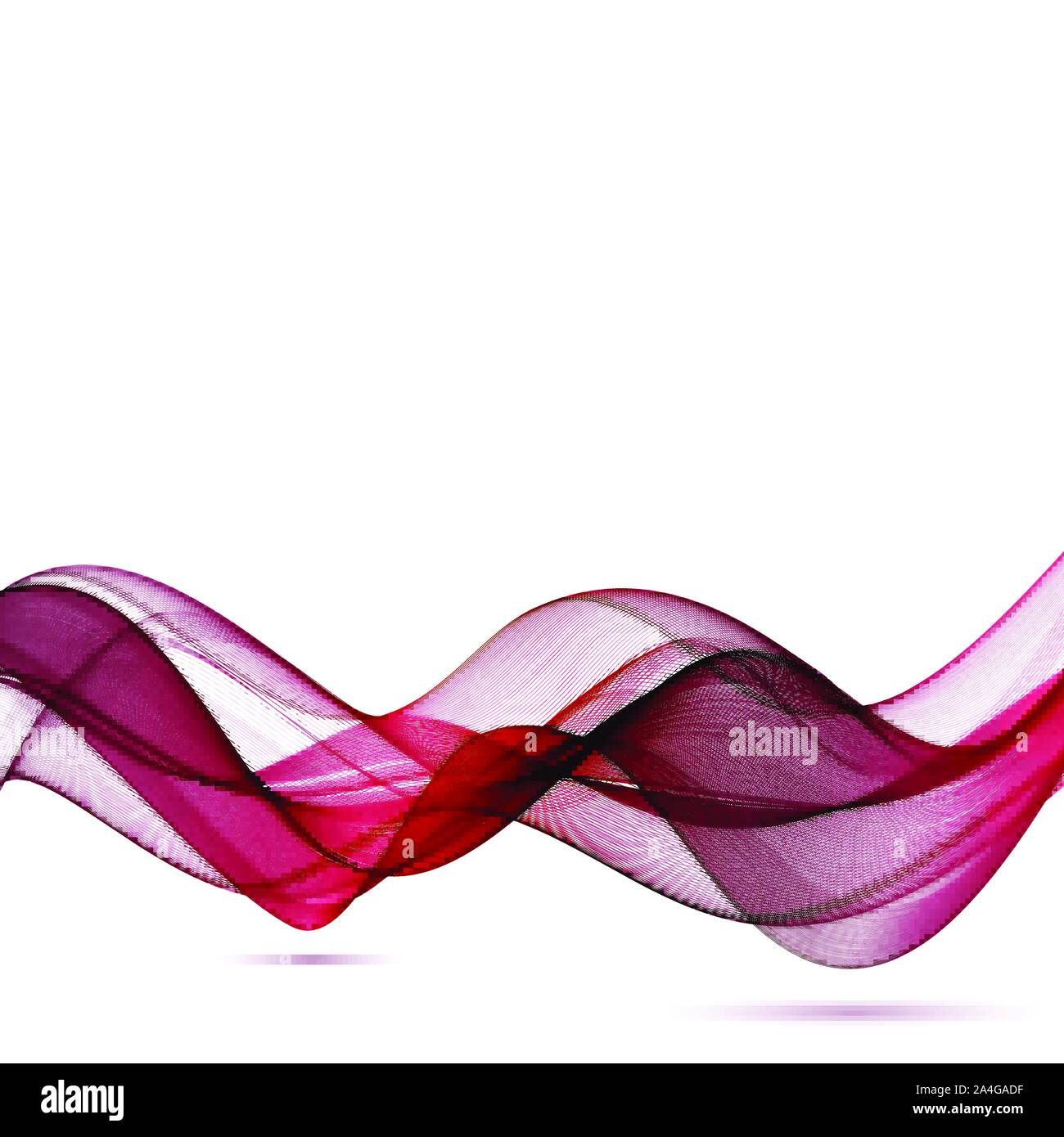 Red wavy line hi-res stock photography and images - Alamy