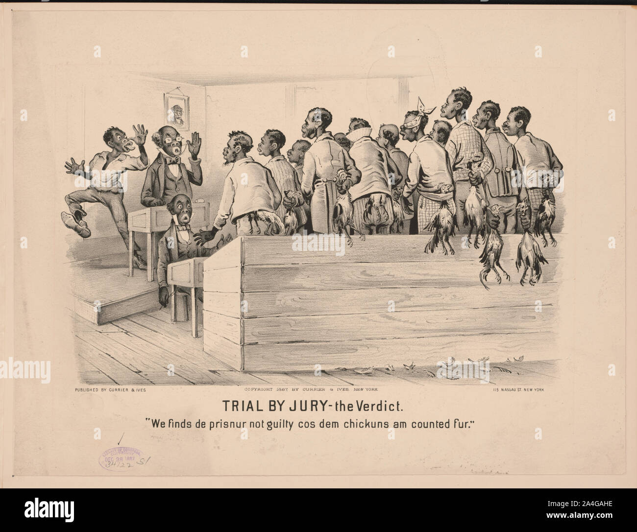 Trial by jury hi-res stock photography and images - Alamy