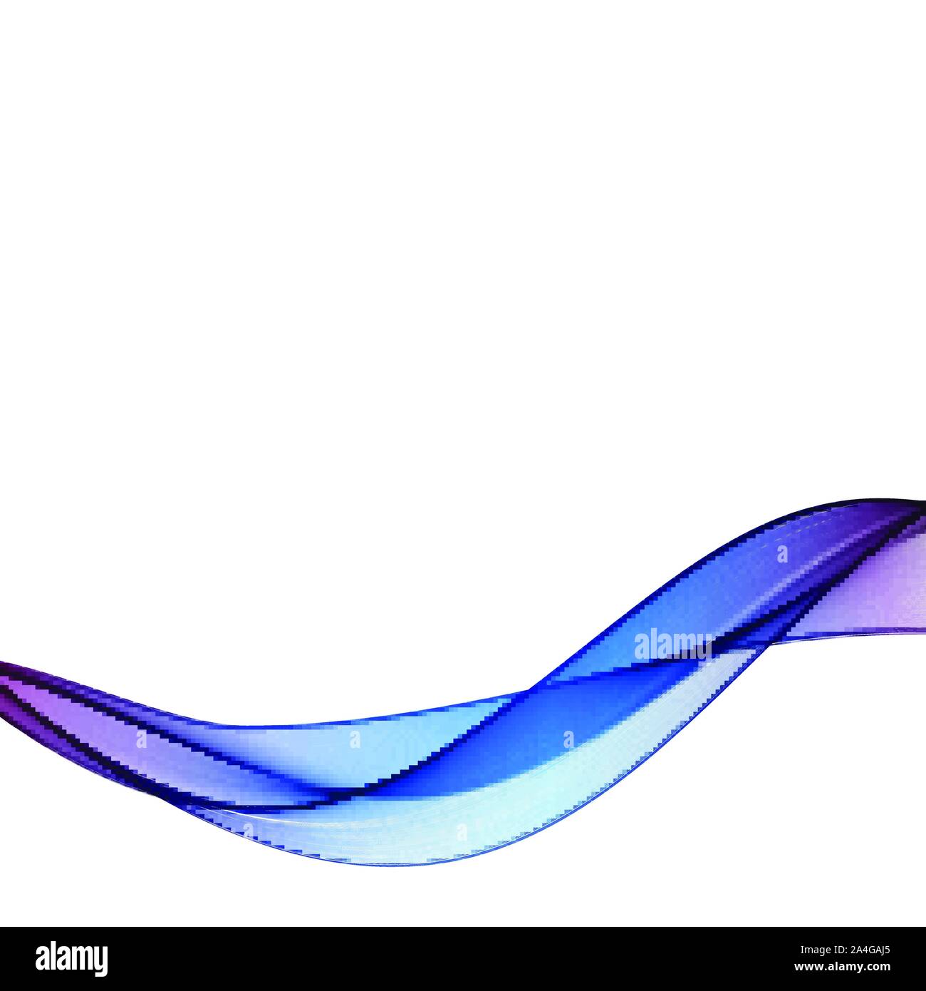 Abstract blue wave vector background Stock Vector Image & Art - Alamy