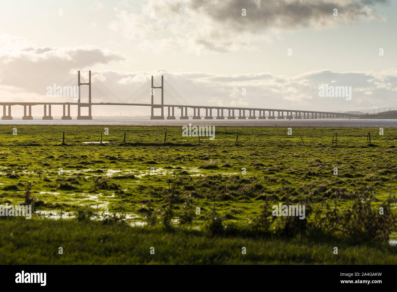 The Second Severn Crossing / Prince of Wales Bridge, carrying the M4 ...
