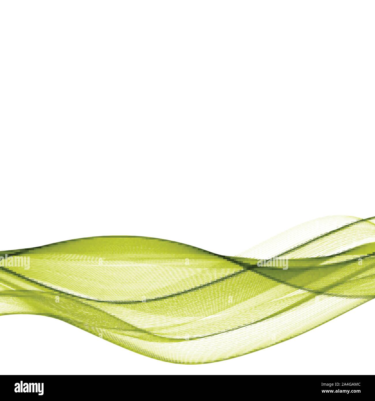 light green abstract wave. vector illustration. Template for design ...