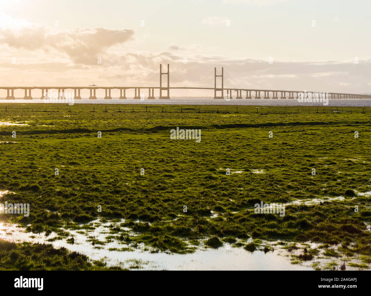The Second Severn Crossing / Prince of Wales Bridge, carrying the M4 ...