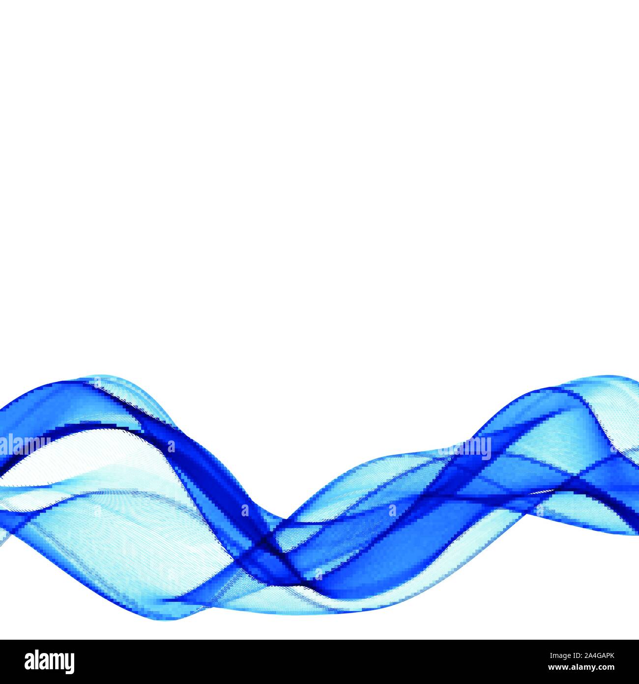 blue wave. Layout for the design of the cover. Template for advertising ...