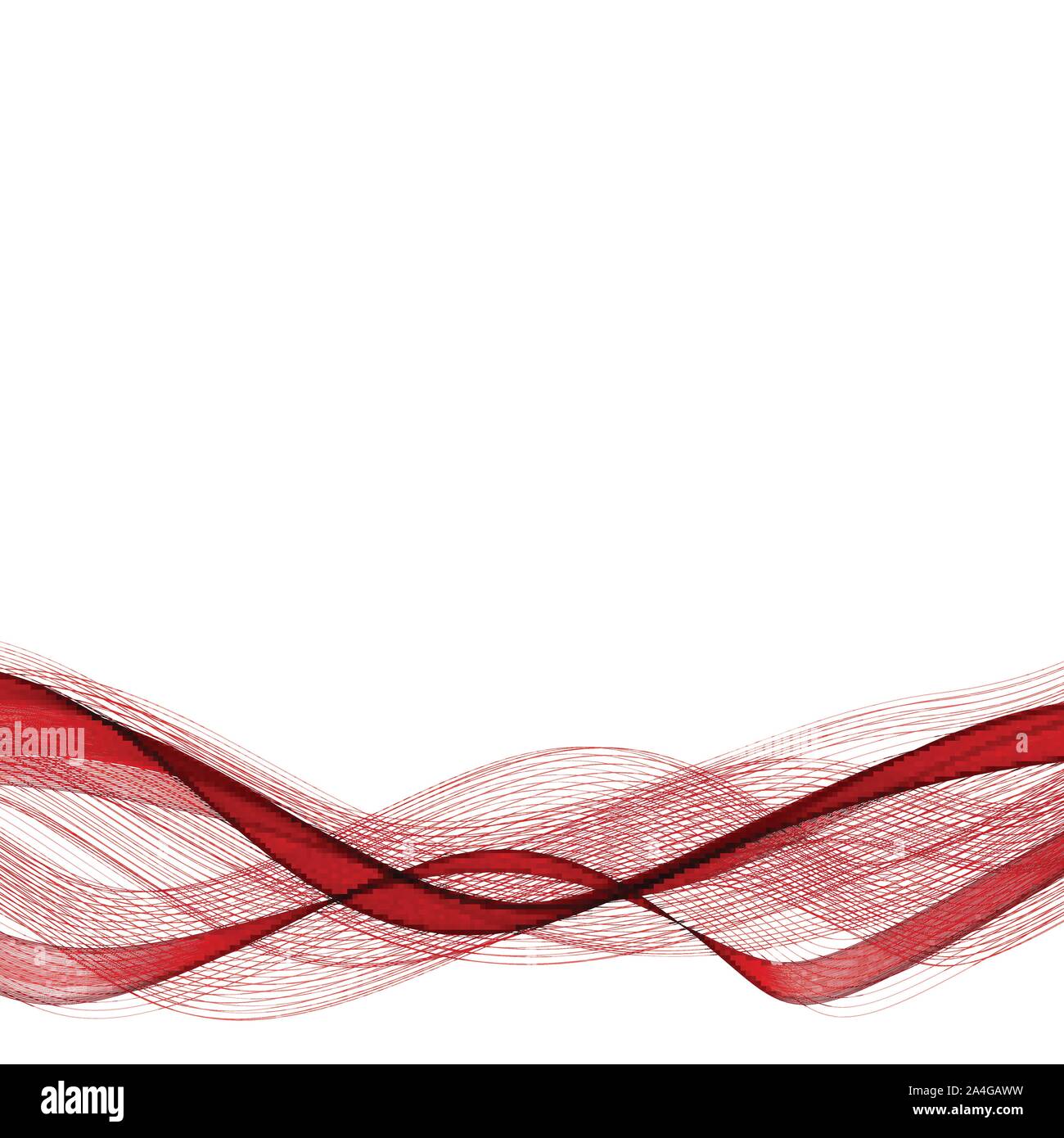 Vector Abstract red smoky waves background. Template brochure design Stock Vector Image & Art ...