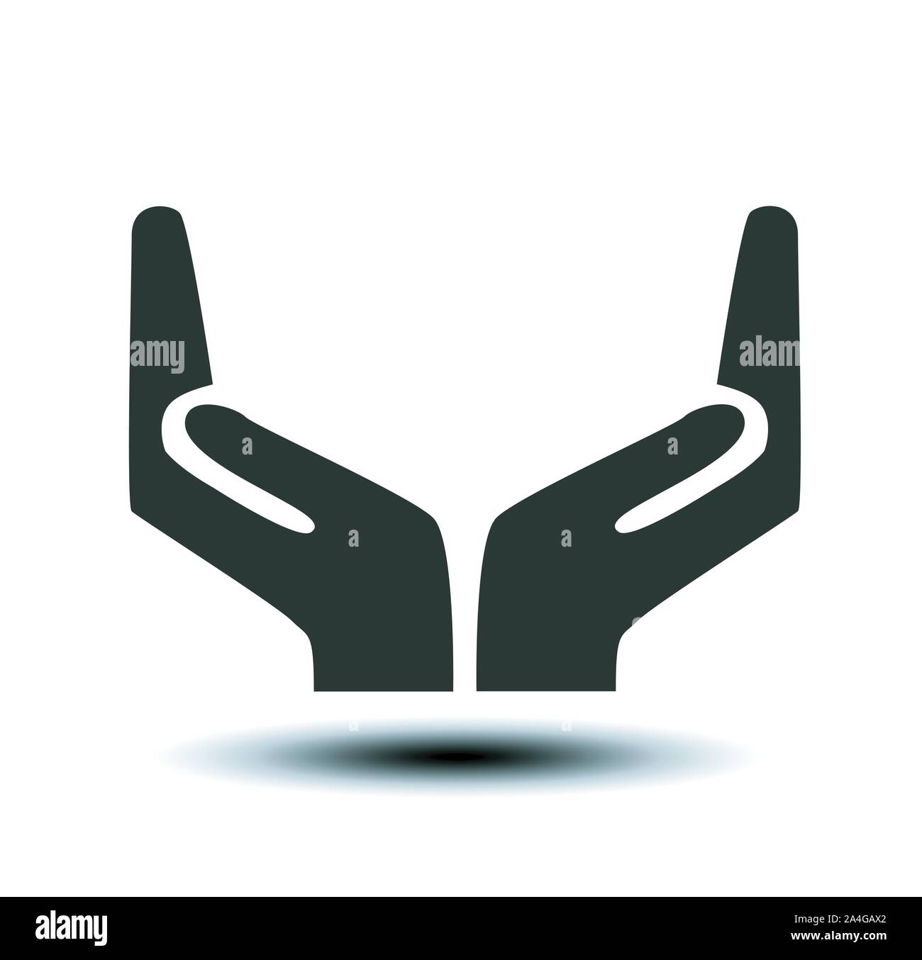Hand Sign Of Protection Stock Vector Image & Art - Alamy