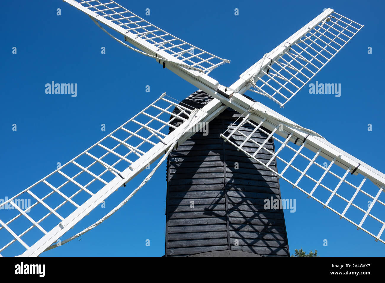 windmill at Avoncroft Museum of Buildings, Worcestershire, UK Stock ...