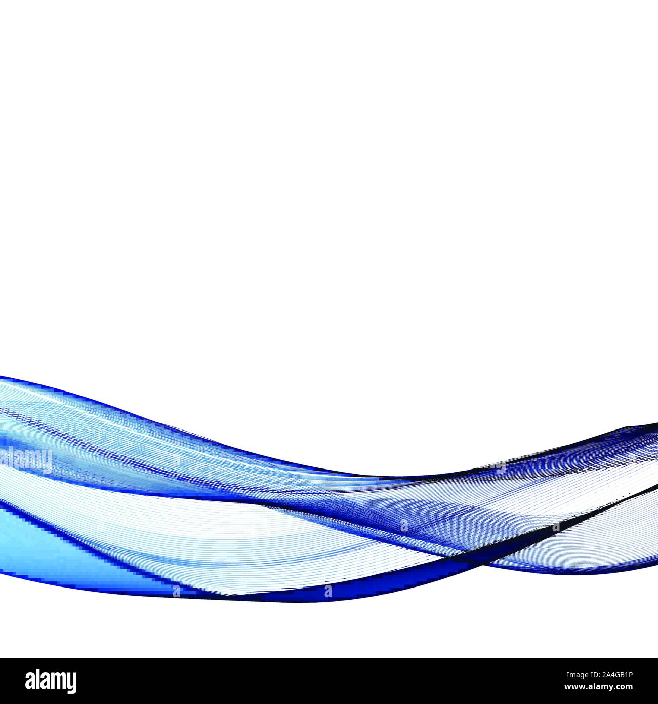 blue wave. layout for design. idea for business Stock Vector Image ...