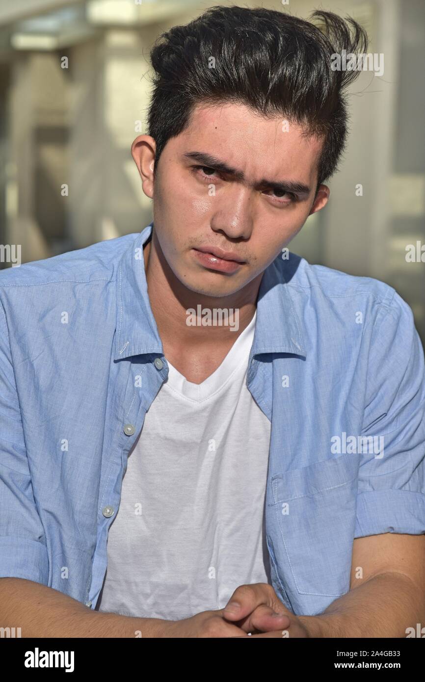 Serious male hi-res stock photography and images - Alamy